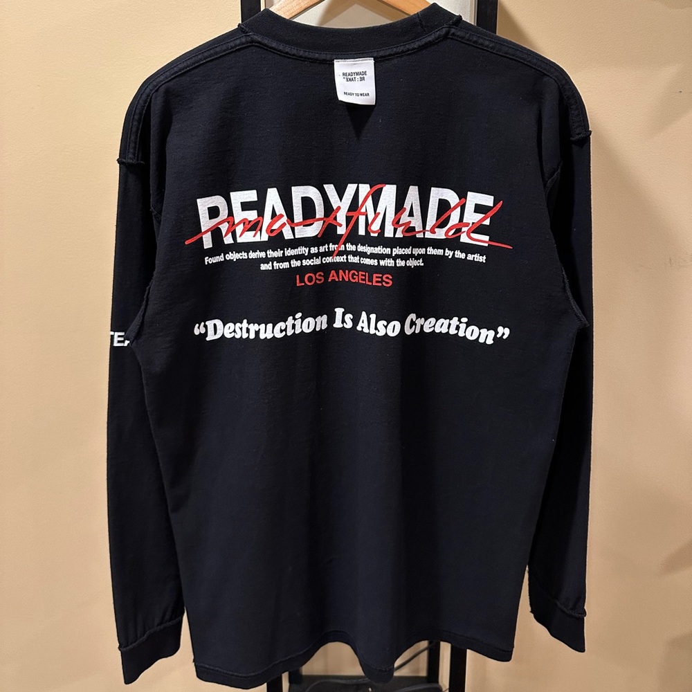 Readymade X Maxfield Los Angeles Black Long Sleeve T-… - Gem